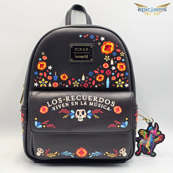 Loungefly | Bags | Loungefly Disney Pixar Coco Dia De Muertos Skull ...